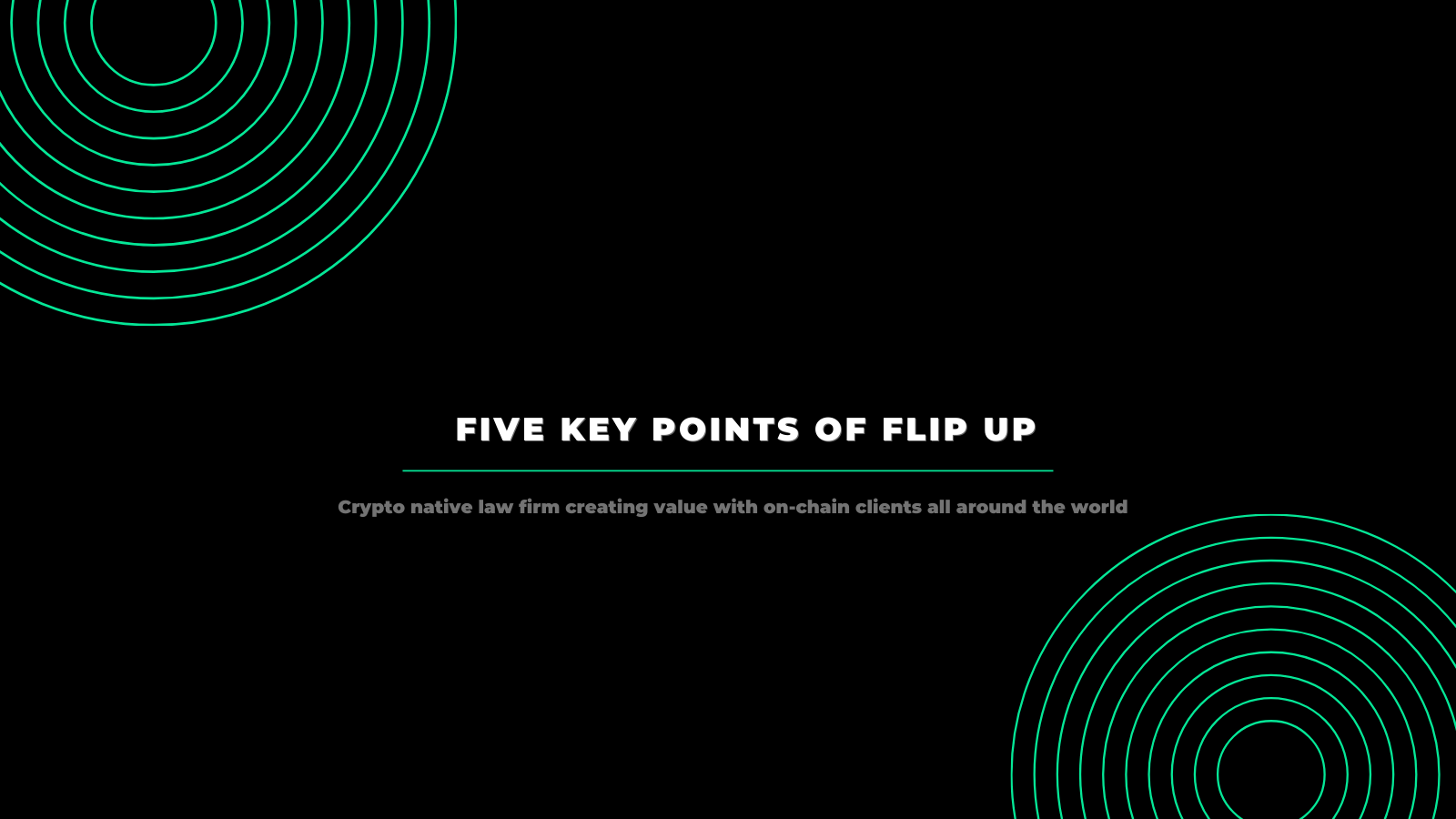 Five Key Points of Flip Up